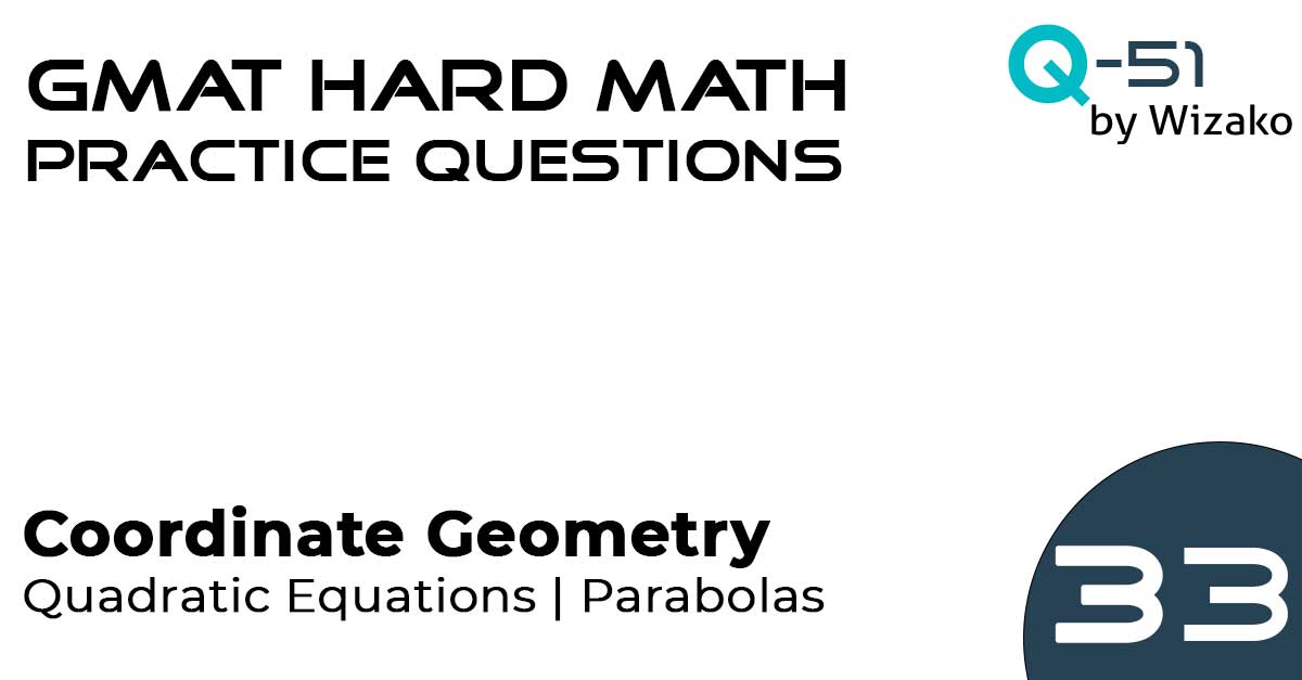Q33 GMAT 750 Level Quant Question | Tough Data Sufficiency Question ...
